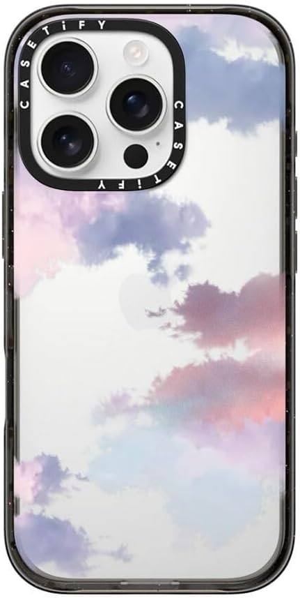 Amazon.com: CASETiFY Impact Case for iPhone 16 Pro Clear Black | Slim, 8.2 ft, 4X Military Grade ...