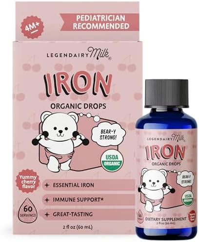 Amazon.com: Tasteless Iron for Kids + Toddlers- 4-Month Supply- No ...