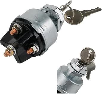 Amazon.com: 4 Position Universal Ignition Key Switch 12V Acc Off IGN ...
