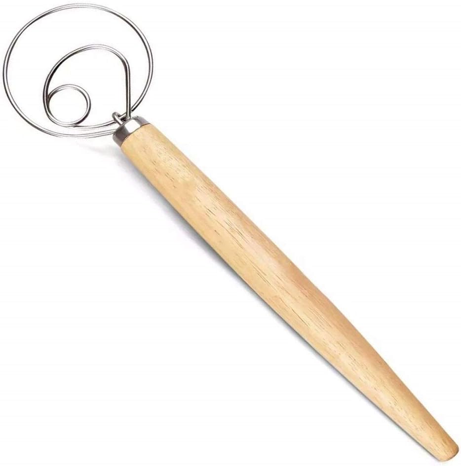 Amazon.com: Danish Dough Whisk Bread Making Tools Stainless Steel ...