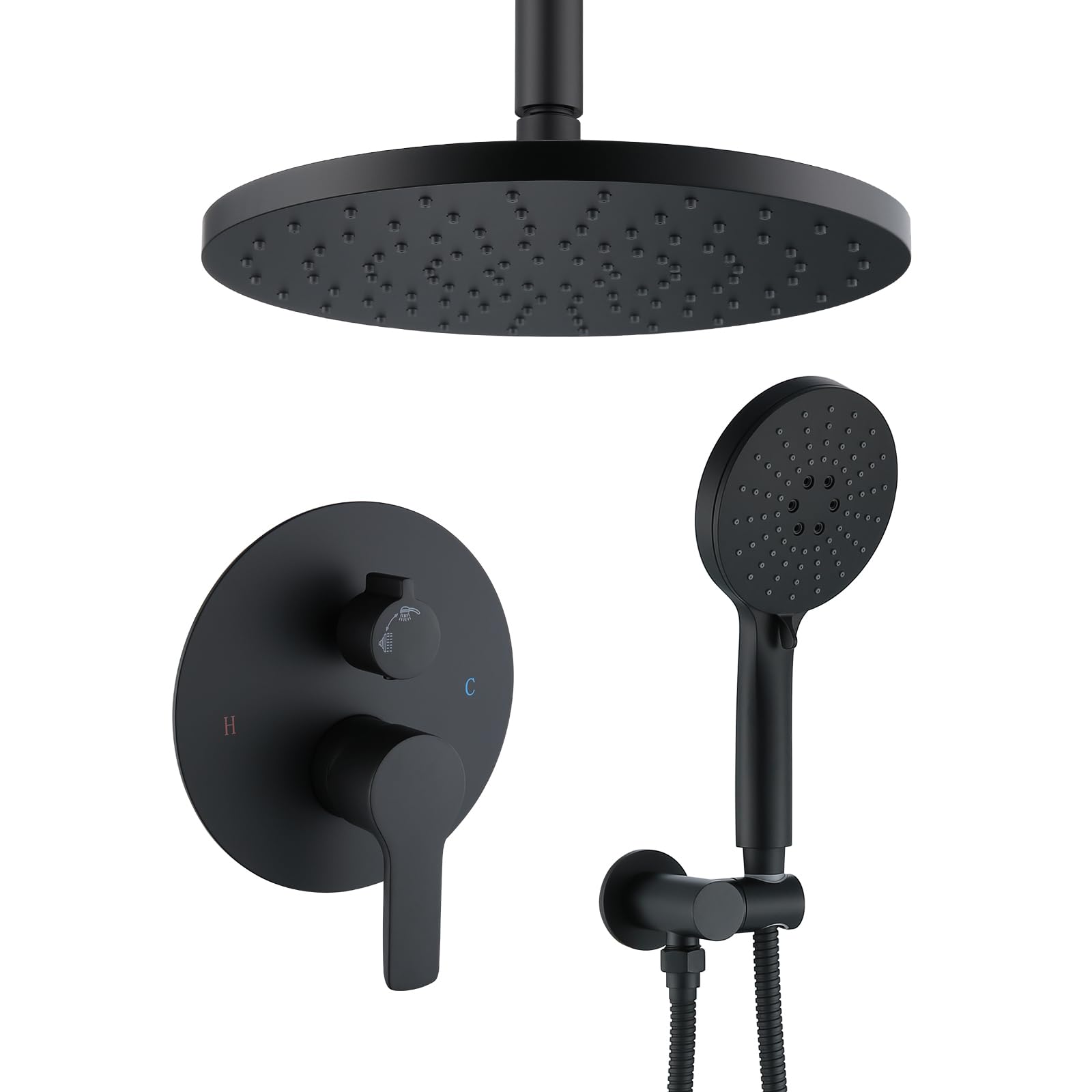 Snapklik.com : Iriber Shower System Ceiling Mounted Shower Faucet Mixer Set