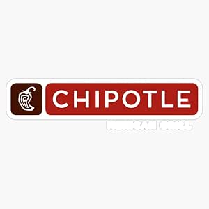 Amazon.com: Chipotle Mexican Grill Sticker Vinyl Bumper Sticker Decal ...
