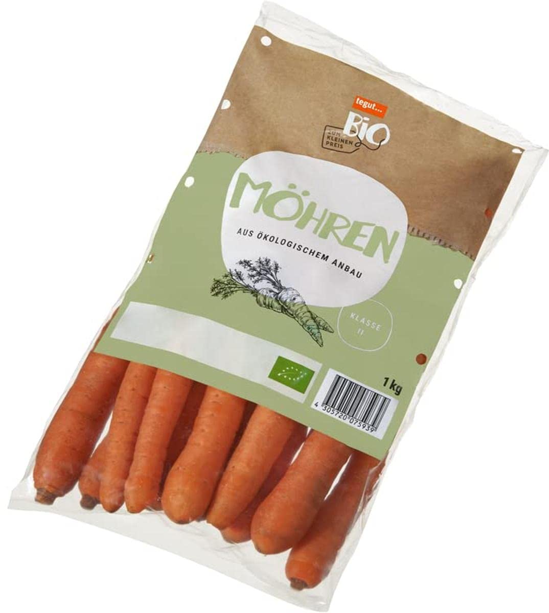 tegut… Bio zum kleinen Preis Möhren, 1 kg : Amazon.de: Lebensmittel ...