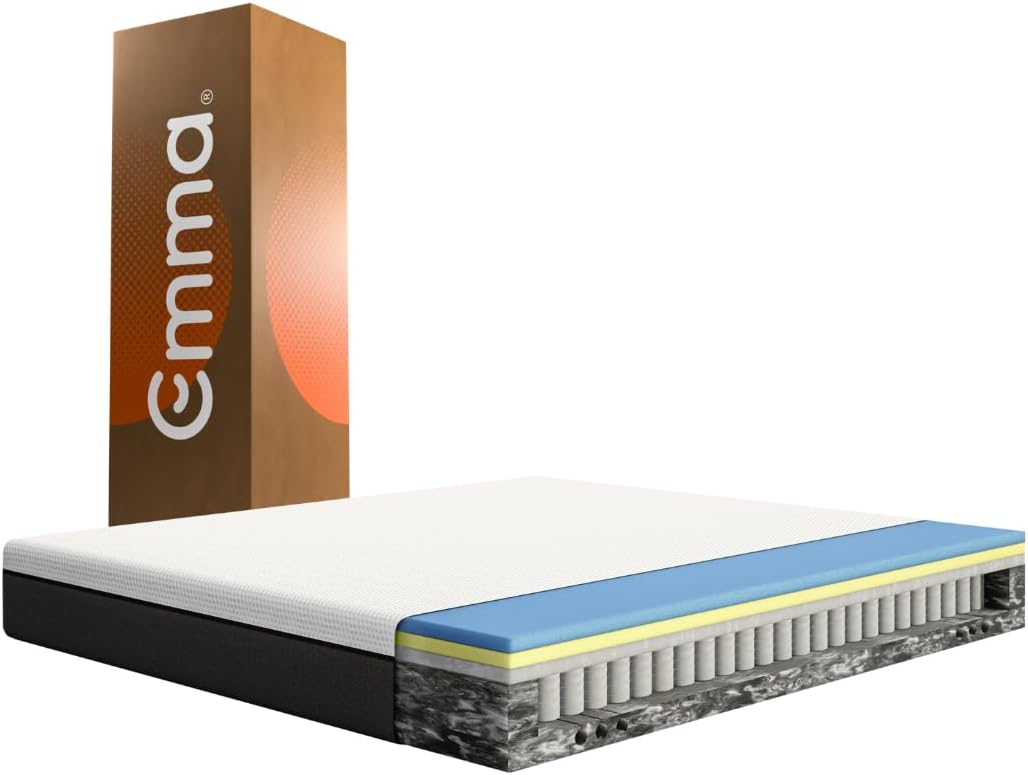 Emma Hybrid Mattress | Europe's Most Awarded Mattress in India | 8 Inch ...