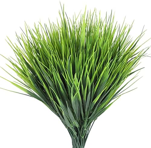 Amazon.com: SATINIOR 20 Bundles Artificial Grasses Fake Bushes Faux ...