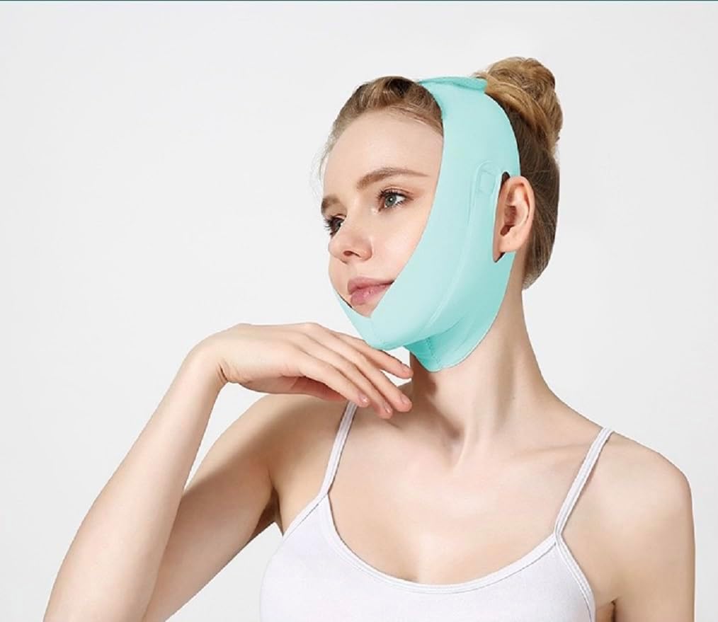 Amazon.com: Serena.H New Beauty Facial Shaping Sleeping Mask, Reusable ...