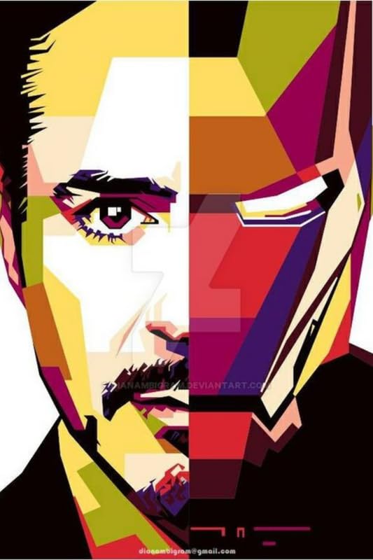 Poster of Superhero Character, Superhero Character Poster for Room Wall ...