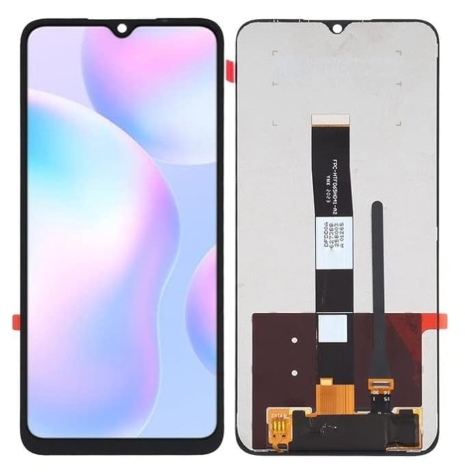 LCD Display with Touch Screen for Xiaomi Redmi 9A-Black (Display Glass ...