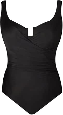 Miraclesuit Women's Escape Solid Black Bathing Suit Misses Size 6 at ...