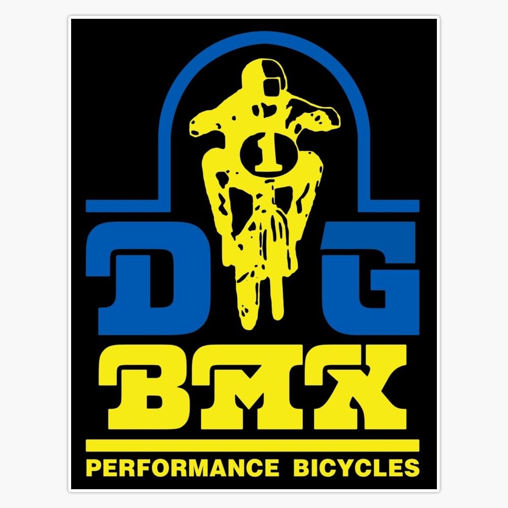 Dg Bmx Stickers DG BMX 1974 Bmx Magnet | TeePublic