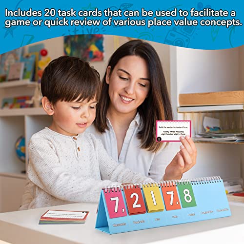 Snapklik.com : Aizweb Place Value Flip Chart - Math Manipulatives K-3 ...