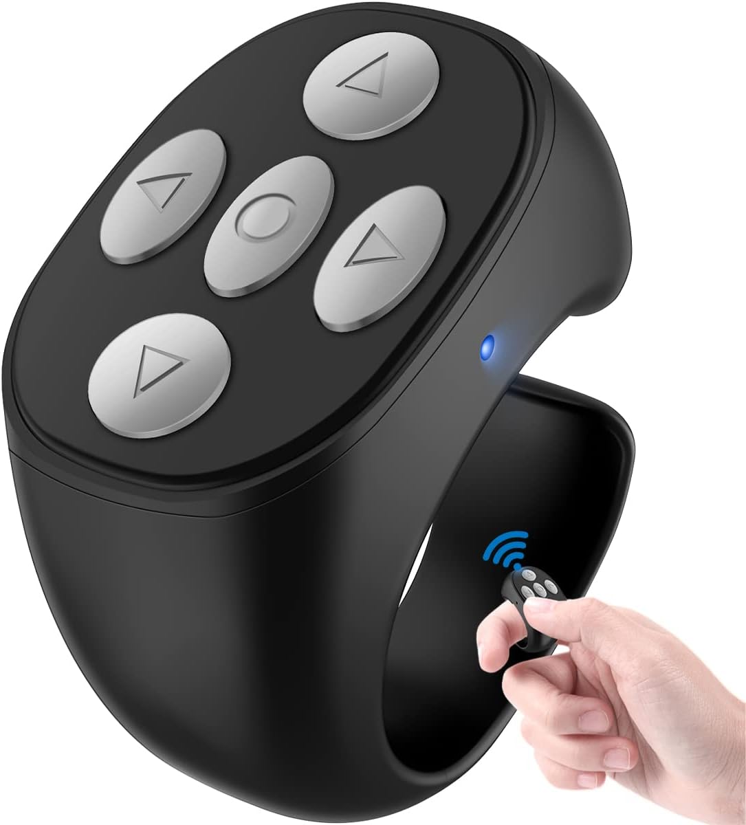 Ghopy Video Bluetooth Remote Control Phone Wireless Page Turner ...