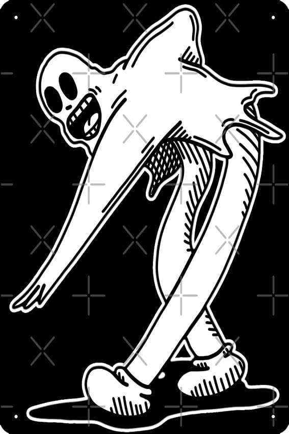 Amazon.com : GHOSTEMANE Poster Metal Tin Sign 12 X 8 Inch Funny Man ...