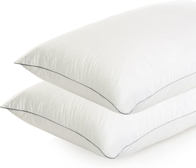 King Size Pillows 2 Pack for Sleeping, Soft and Supportive Bed Pillows ...