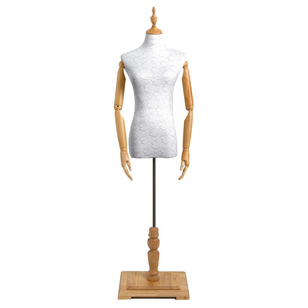 Buy LEELLY Half Scale Dress Form Mannequins Female Torso Body Clothing ...