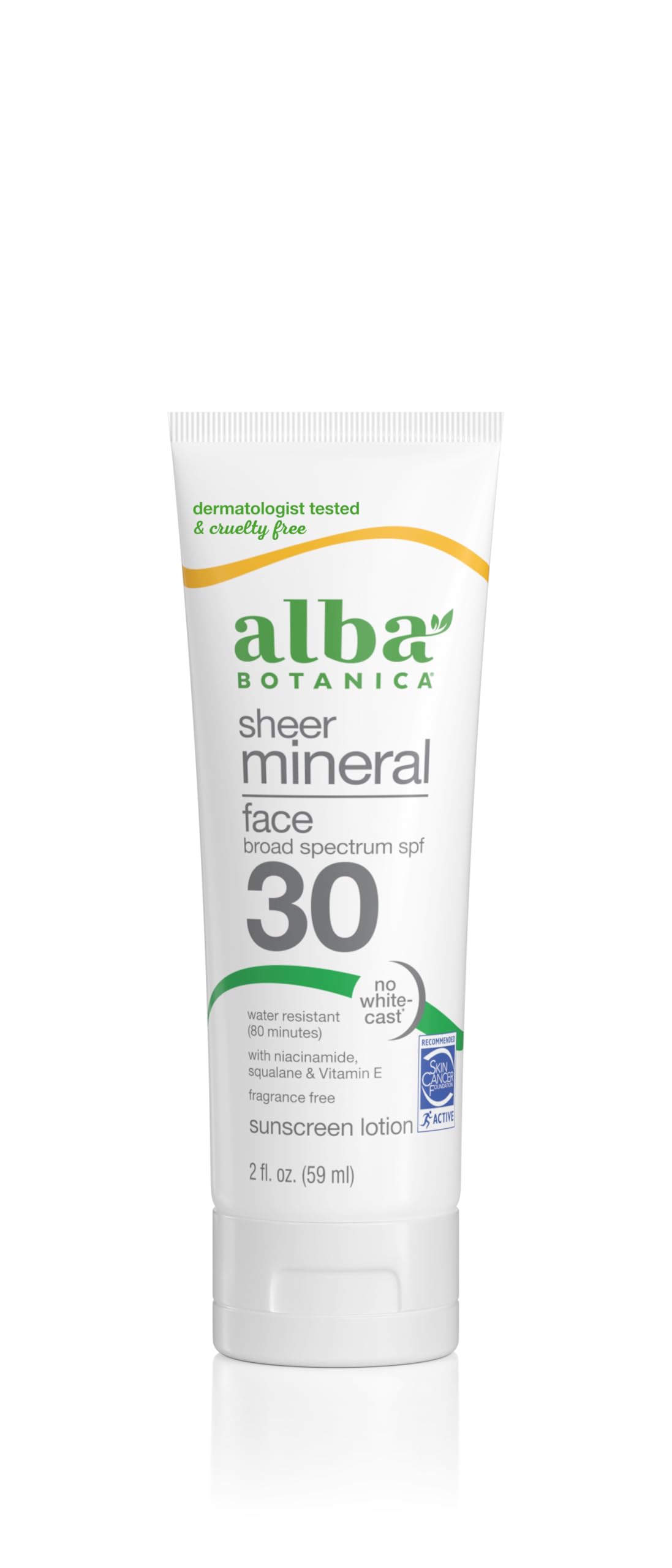 Amazon.com : Alba Botanica Sunscreen for Face, Fragrance-Free Sheer ...