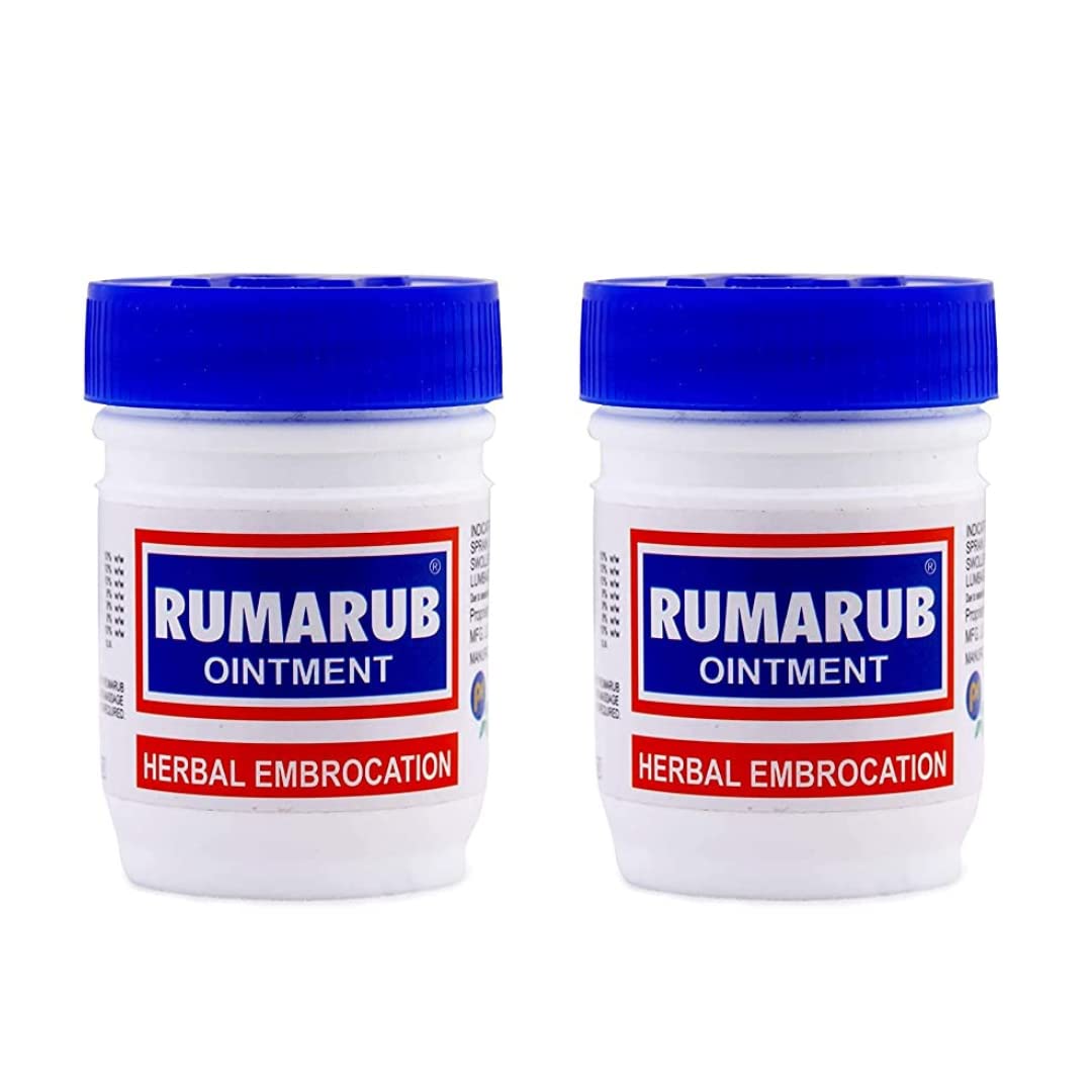 Jiwadaya Rumarub Ointment Ayurvedic/Herbal Embrocation- 2 Bottles EACH ...