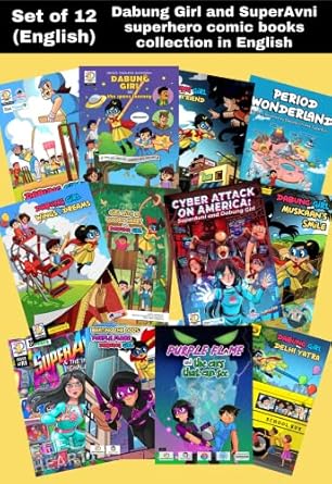 Buy The Best of Dabung Girl, SuperAvni and Purple Flame - Superhero ...