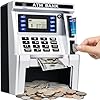 Amazon.com: ATM Piggy Bank for Kids, ATM Machine for Real Money with ...