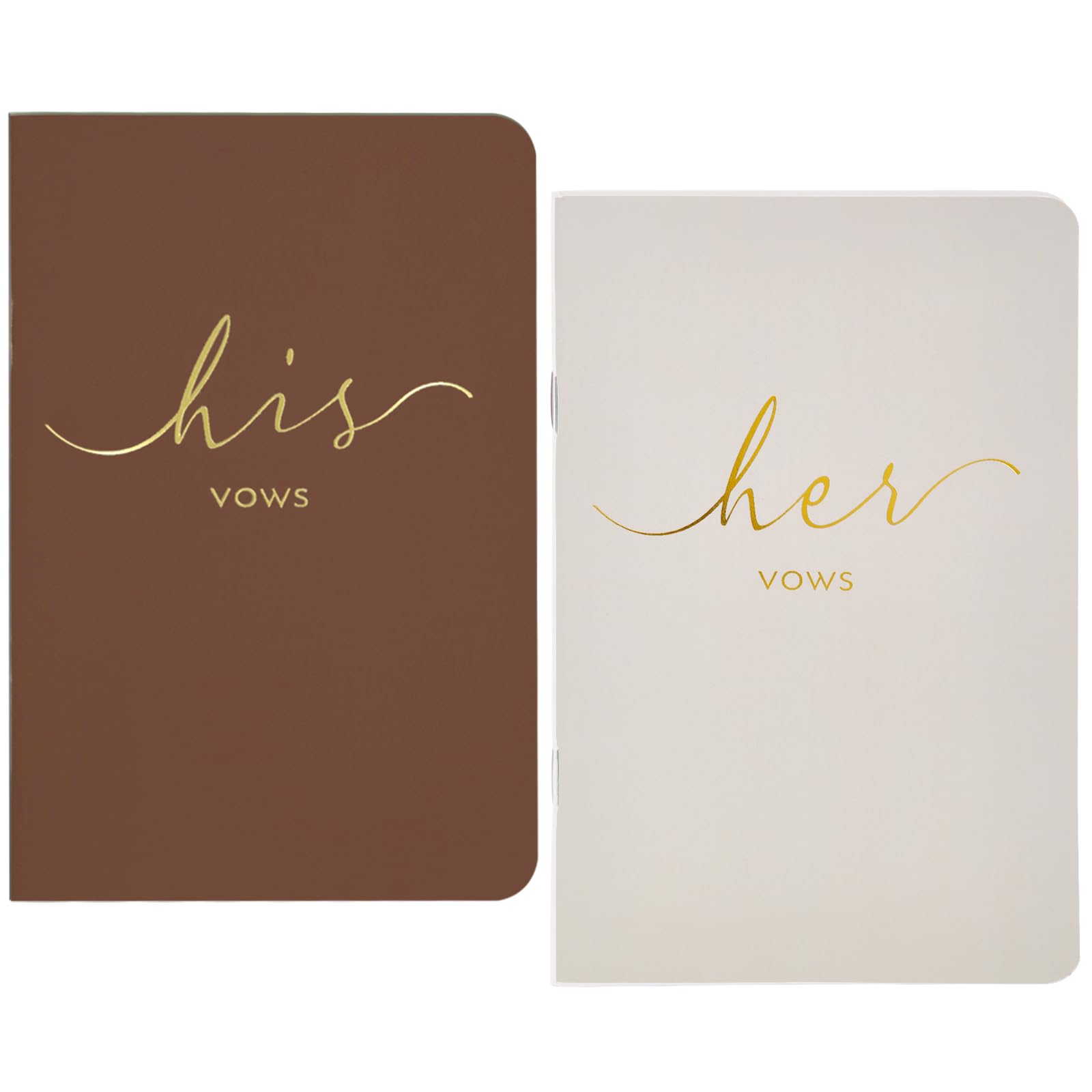 Amazon.com: Urnseh Wedding Vow Books His And Hers, Officiant Book For ...