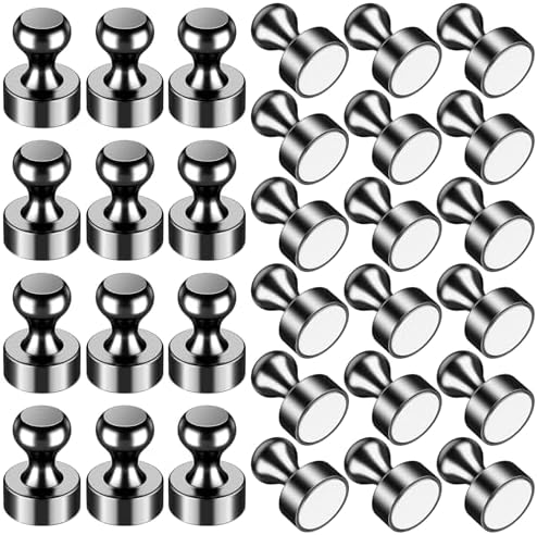 Amazon.com: VNDUEEY 96PCS Strong Fridge Magnets, Colorful Magnetic Push ...