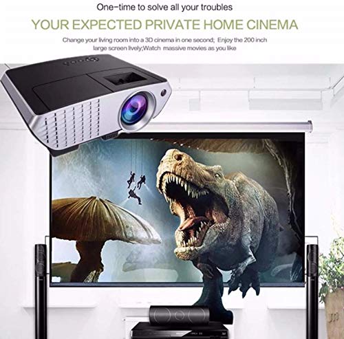 Pro Plus 2200 Lumens Multimedia Android LED Projector with (HDMI /USB /AV /VGA) Slot (Black ...