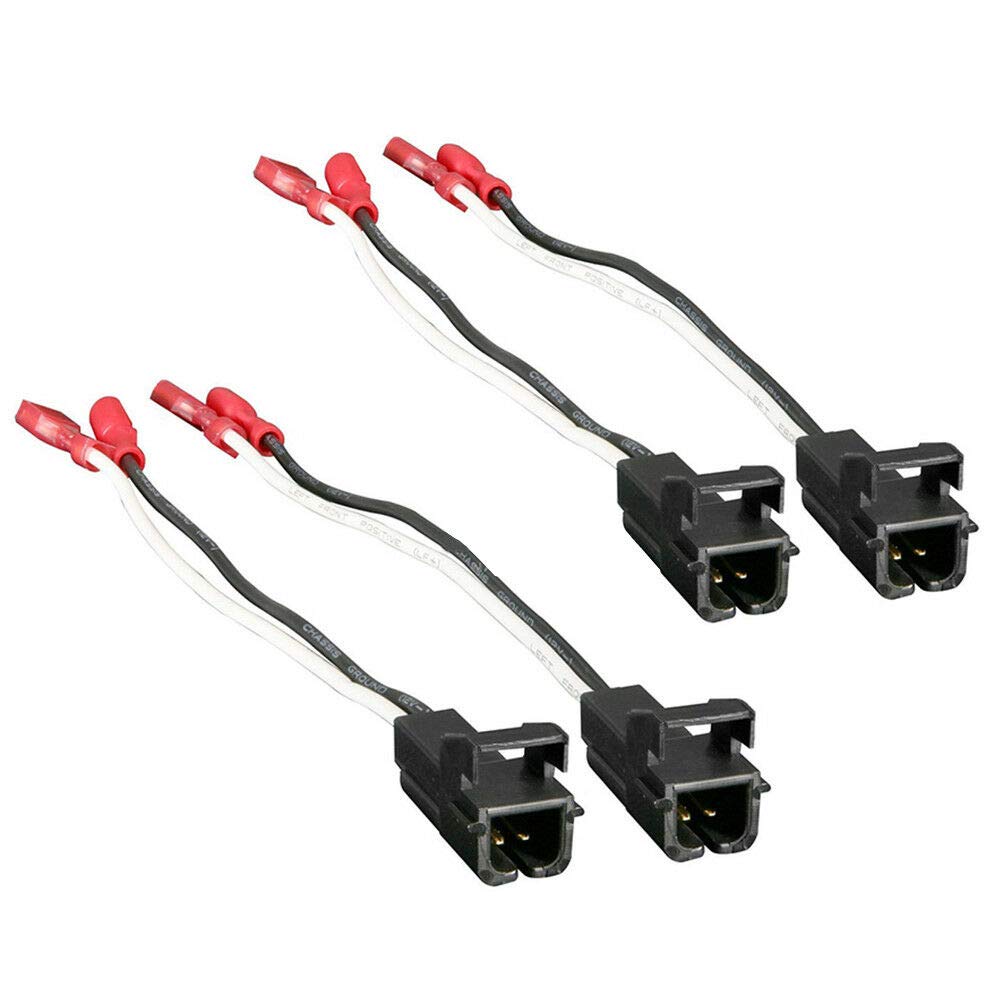 Amazon.com: 4 Pack 72-4568 Car Speaker Wire Adapter Wiring Harness for ...