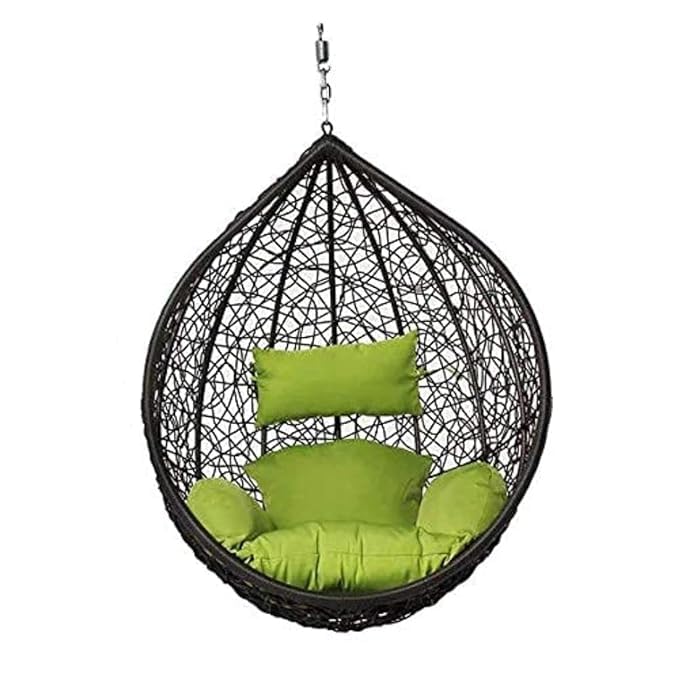 INDIAN LOOM CRAFTS Hammock Swing for Balcony Hanging Chair Without ...