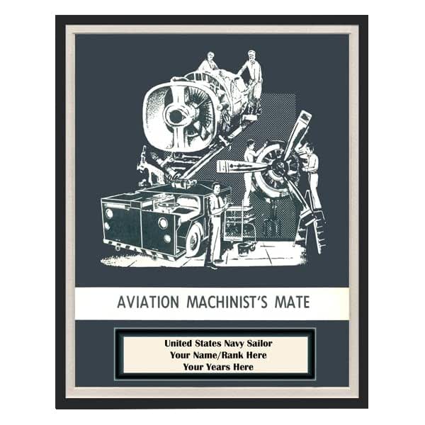 Amazon.com: U S Navy Aviation Machinists Mate Rate Personalized Poster ...
