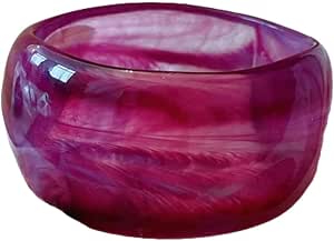 Amazon.com: KIFEDSLJ Acrylic Chunky Bangle Bracelets for Women ...