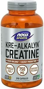 Amazon.com: Foods Kre-Alkalyn Buffered Creatine Monohydrate 1500mg, 240 ...
