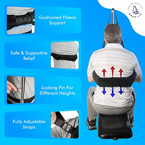Portable Spine Stretcher - Adjustable Traction Device for Psoas Release