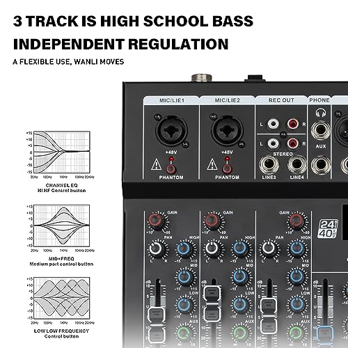 Snapklik.com : Weymic F7-Pro Professional Mixer 7-Channel 2-Bus Mixer/w ...