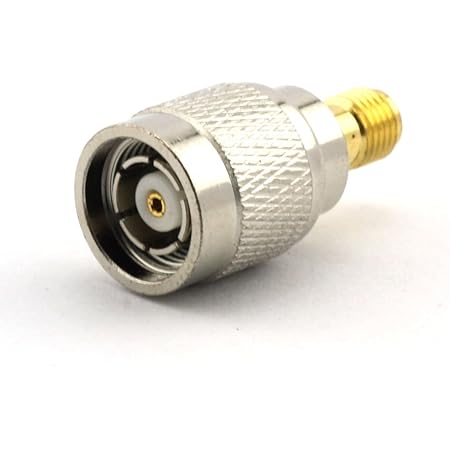 Amazon.com: DGZZI 2-Pack RP TNC Male to SMA Female RF Coaxial Adapter TNC to SMA Coax Jack ...