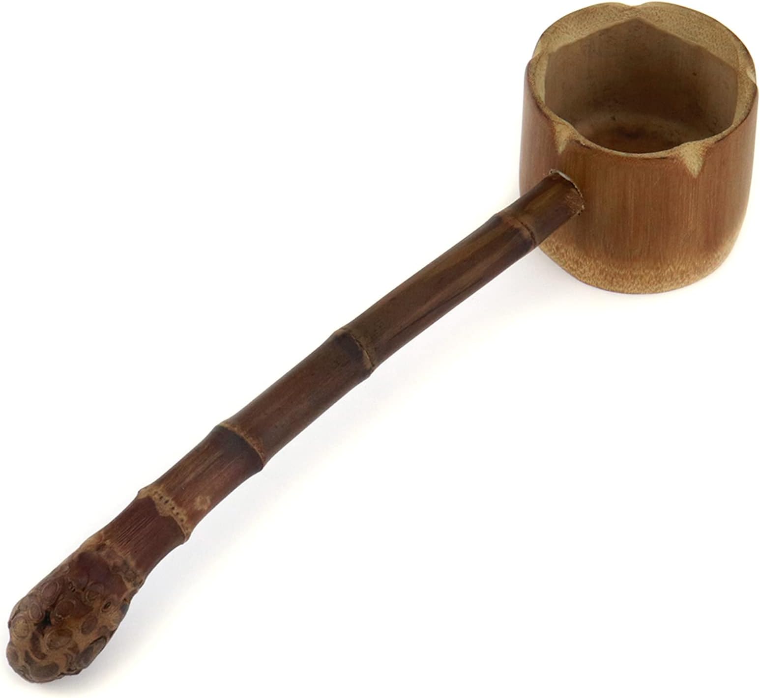 Amazon.com: Meprotal Bamboo Water Ladle Chinese Style Long Handle Ladle ...