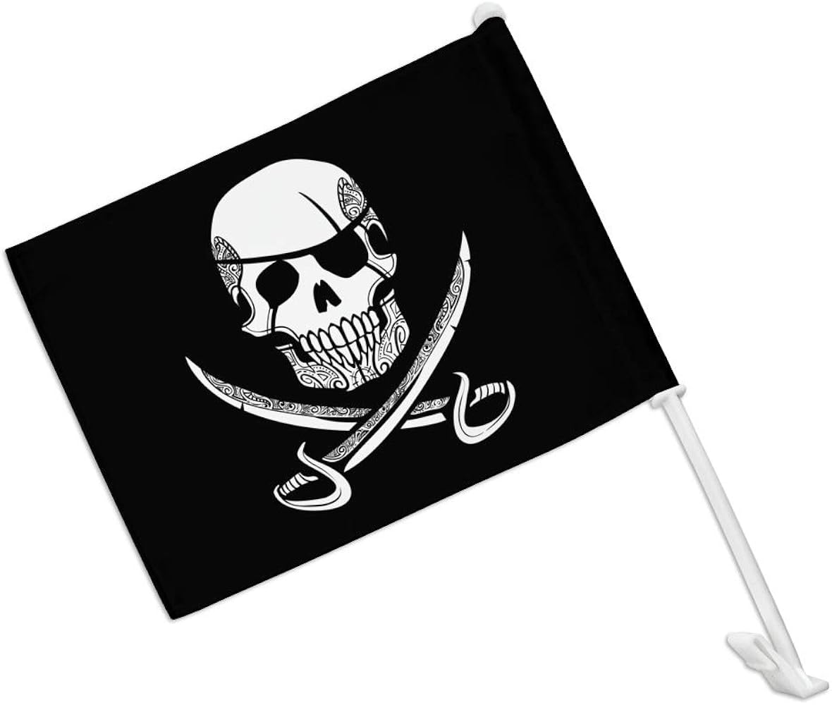 Skull And Crossed Swords Flag