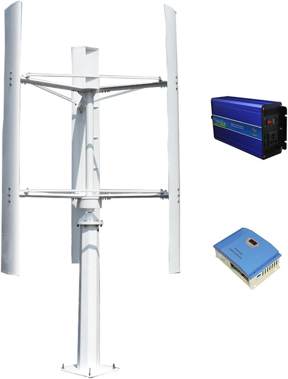 DELURA Wind Turbine， 5000W 5Kw Vertical Wind Turbine 48v 96v 120v 3 ...