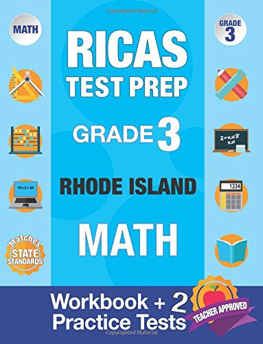 Amazon.com: RICAS Test Prep Grade 3 Rhode Island Math: Workbook and 2 ...