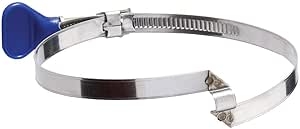 Rockler Keyed Bridge Hose Clamps (Pack of 5) - 4” Stainless Steel Hose ...