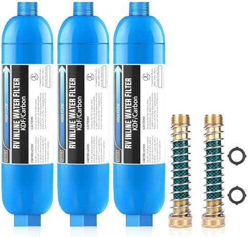 Amazon.com: PureSpring Garden Hose Inline Water Filter With Flexible ...