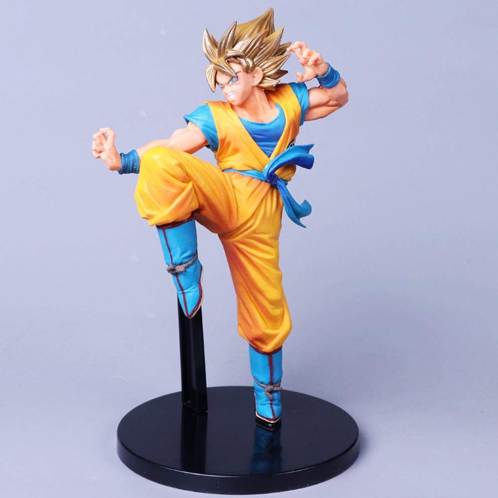 Buy Dolls Art Statues Dragon Ball Son Goku Super Saiyan Anime Model ...