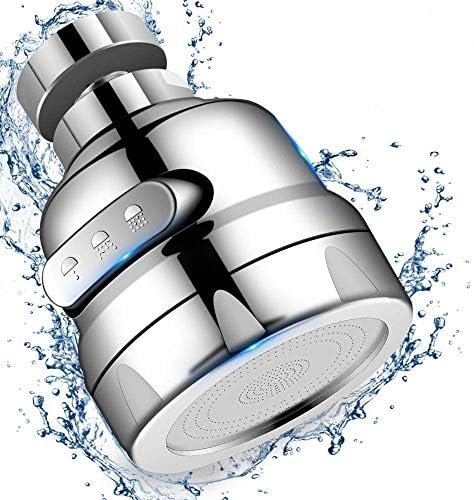 360 Degree Rotating Faucet Movable Kitchen Tap Head Water Saving Nozzle ...
