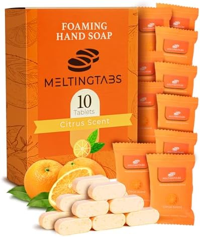 Amazon.com : MELTINGTABS Foaming Hand Soap Tablets Refill - Citrus ...