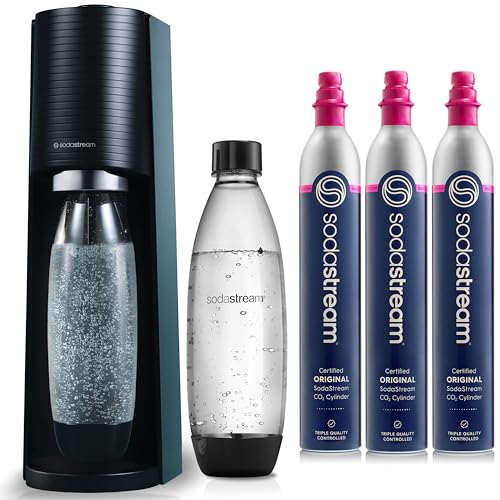 Snapklik.com : SodaStream Terra Sparkling Water Maker Bundle In Black