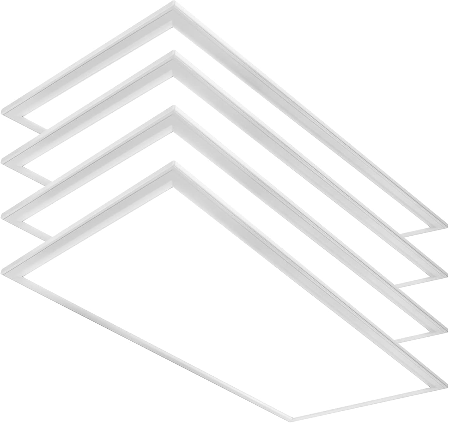 Premium Backlit Flat Panel Light Fixture I 2ft x 4ft, 50W, 6300 Lumens ...