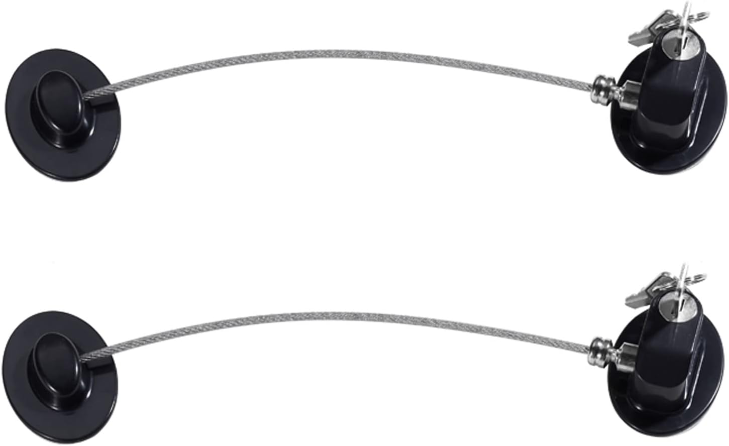 Amazon.com: LILANAI 2Pcs Gate Latches Indoor Latches with Lock Punch ...