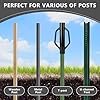 Amazon.com: Sekcen Fence Post Driver T Post Driver with Handle Metal ...