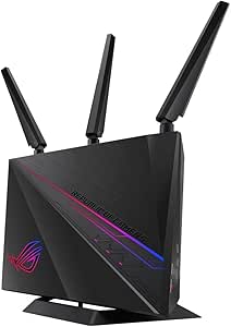 ASUS ROG Rapture GT AC2900 Router Gaming, Dual-Band, 2900Mbps, Tripla ...
