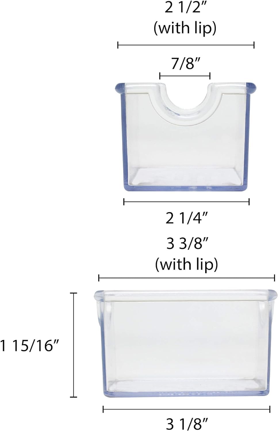 Snapklik.com : Set Of 12 Sugar Packet Holder Plastic Clear Color -Sugar ...