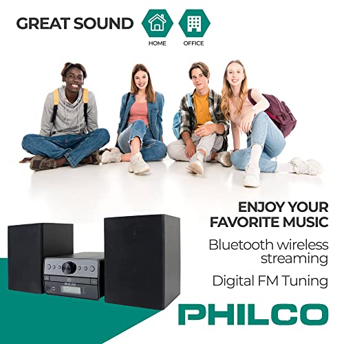 Snapklik.com : Philco Stereo Shelf Systems Tray Loading CD Player
